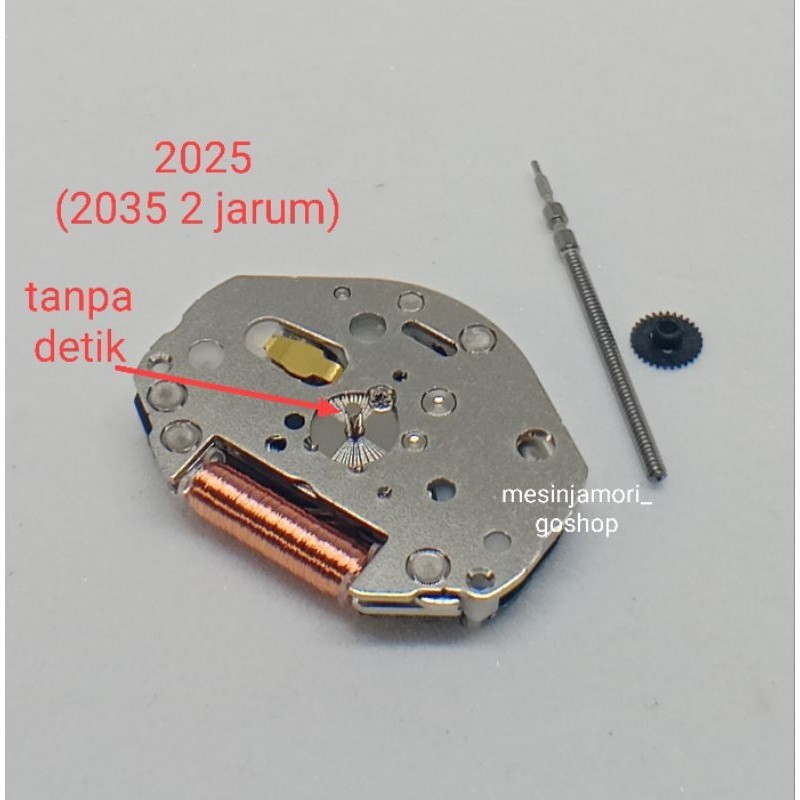 MESIN 2035 machine (2 needles) without seconds engine 2025 miyota japan ...