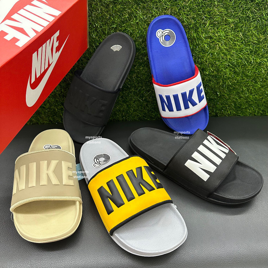 Nike lelaki offcourt slaid | Sandal | Selipar bq4639-100 % asal (stok ...