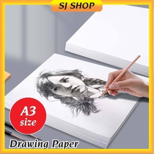 A3 Drawing Paper 135gsm 165gsm 200gsm | Cartridge Paper | Kertas Seni ...