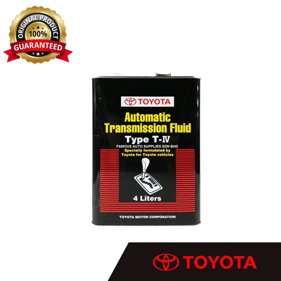 08886-81015 TOYOTA ATF T-IV 4L AUTO GEAR OIL PROTON PERODUA KIA BLACK ...