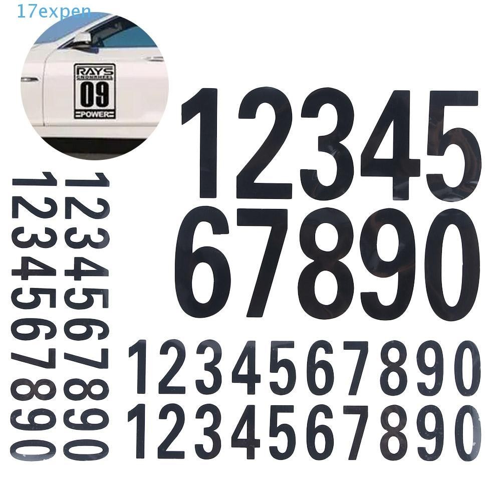 EXPEN Number Sticker Reflective 40 Pieces Scrapbooking Supplies ...