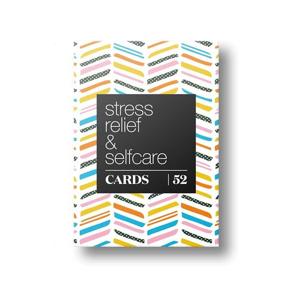 Card Game Stress Relief & Selfcare 52 Stress Less & Self Care Cards ...