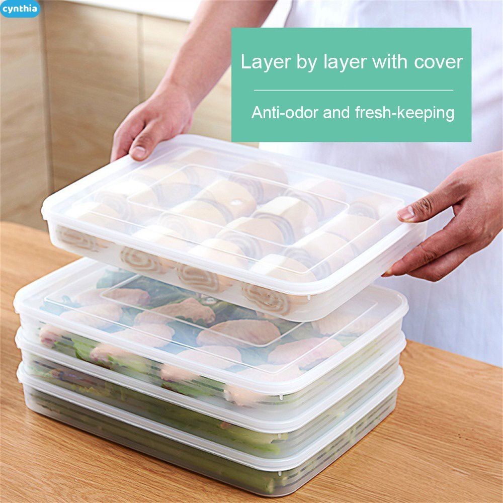 Dumpling Box Stackable Reusable Microwaveable Large Capacity ...