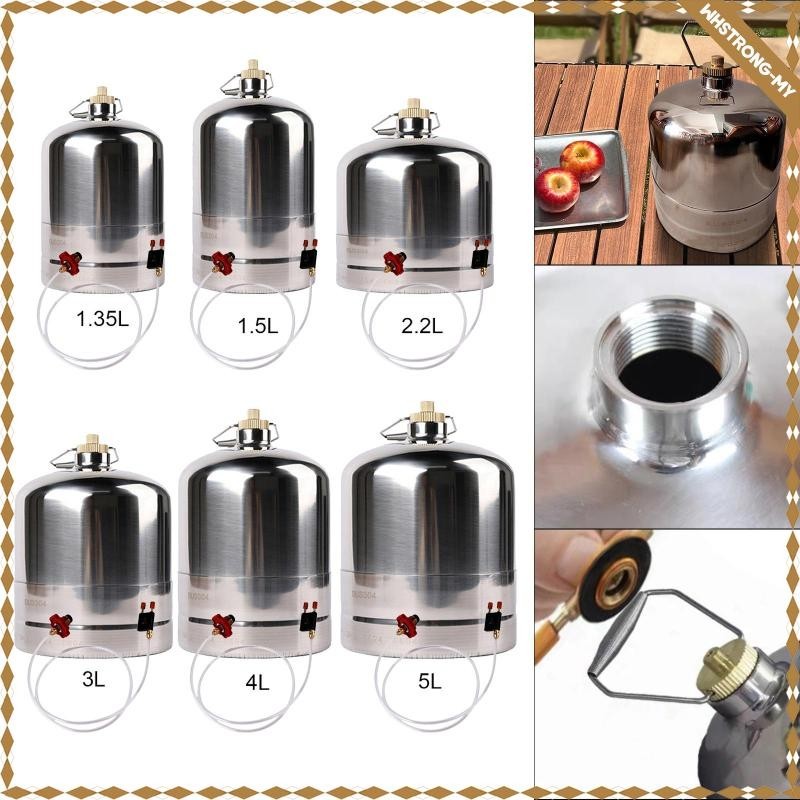 [WhstrongMY] Stainless steel gas bottle, inflatable gas tank, fuel ...