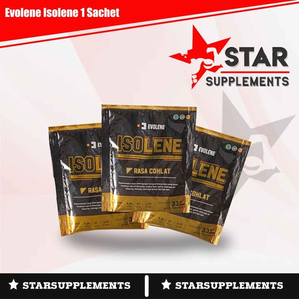 Evolene Isolene Retail 1 Sachet/Whey Protein Isolate Retail 1 Serving ...