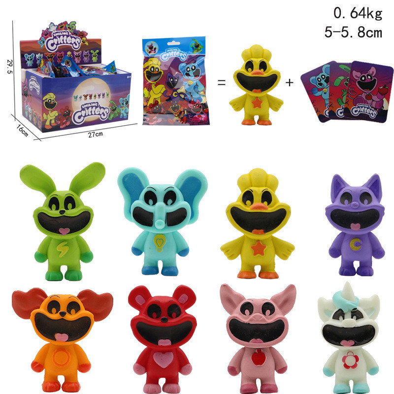24Pack/Set Catnap Poppy Playtime 3 Smiling Critters Action Figure with ...