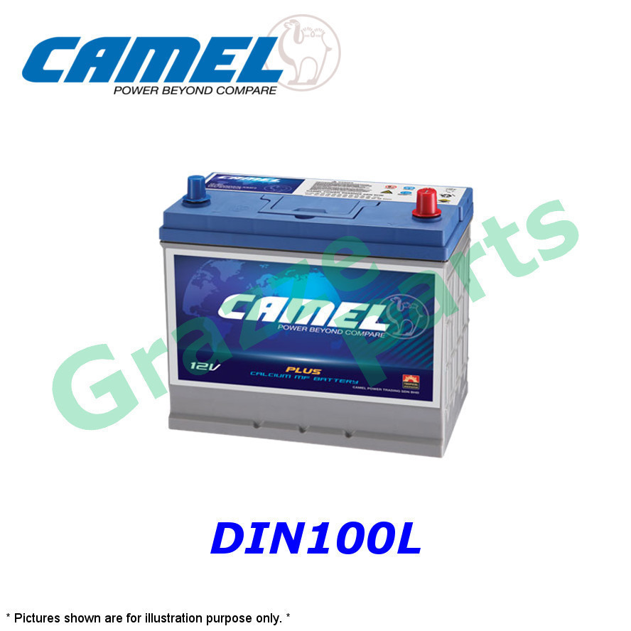 Camel Plus MF CMF DIN100L | DIN100 | LN5 | 60044 (100AH) Car Battery Bateri Kereta Volvo Land ...