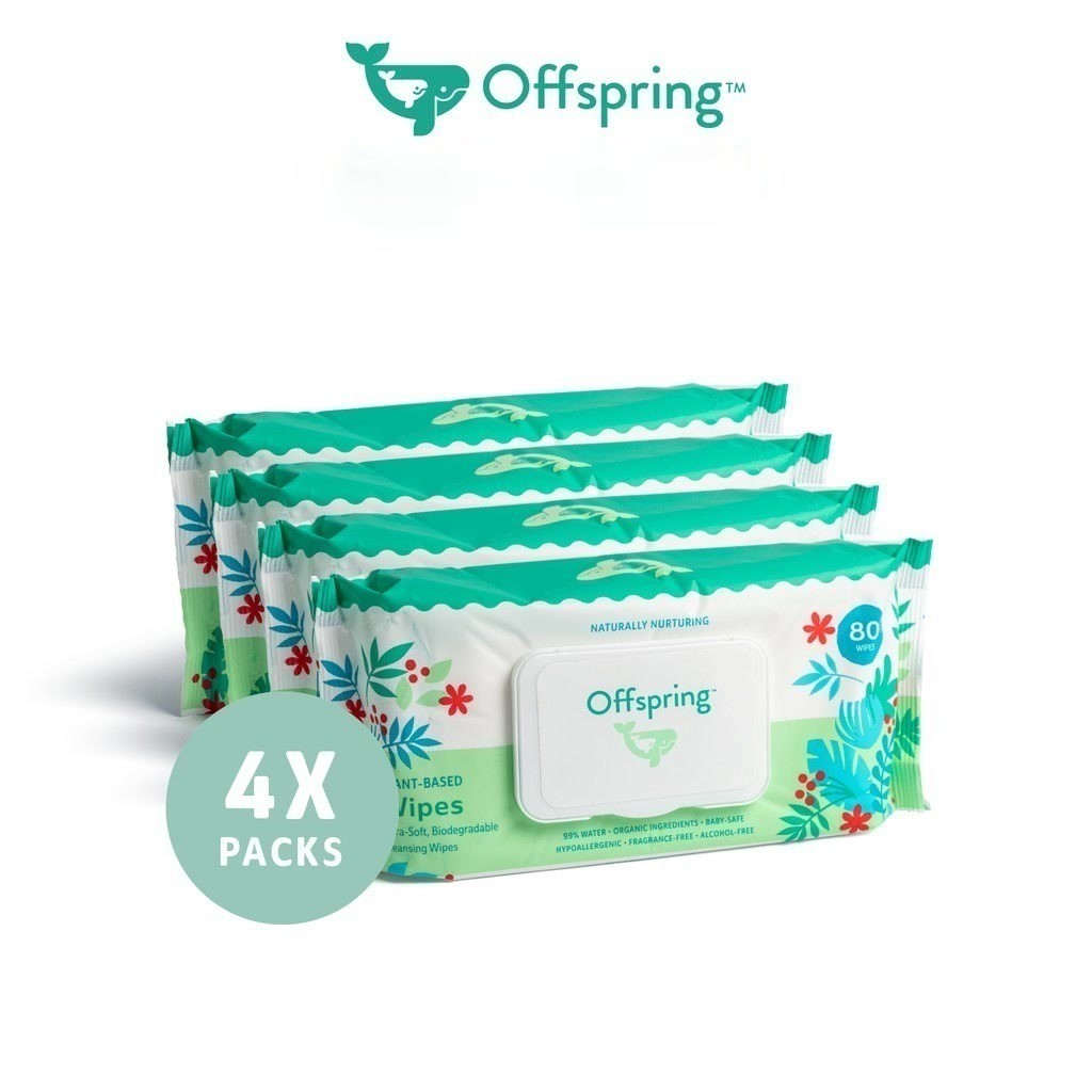 Offspring Baby Wipes (80's x 4) [Bundle of 4] | Shopee Malaysia