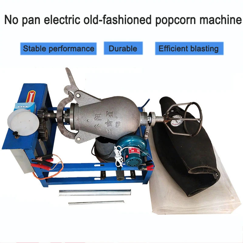 1PC 2.5KG Hand-cranked old Popcorn machine Manual Popcorn maker Puffed ...