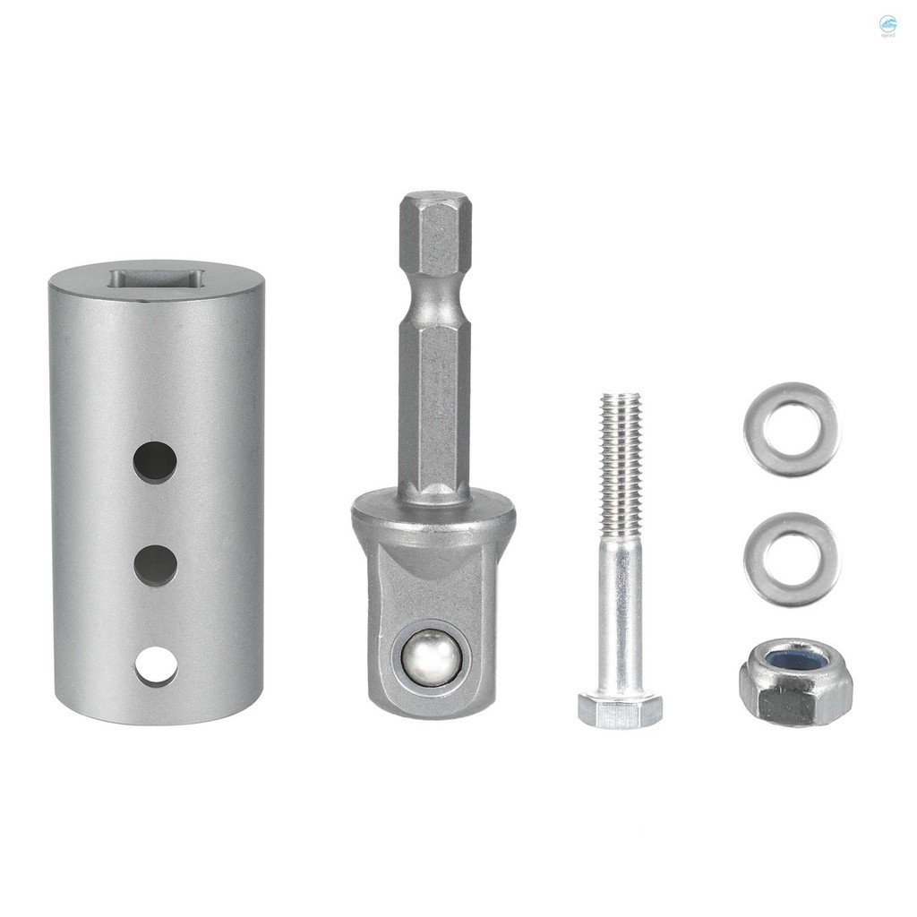 Stainless Steel Trailer Jack Drill Adapter Kit with 1/2'' Socket ...