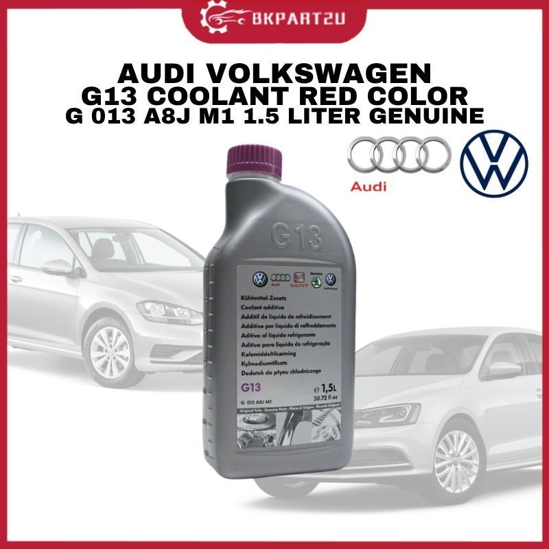 AUDI VOLKSWAGEN (2000-2017) G13 COOLANT RED COLOR MADE BY VOLKSWANGE GENUINE G 013 A8J M1 1.5 ...
