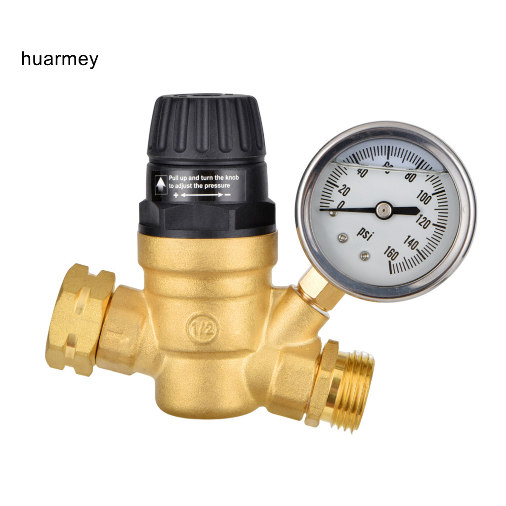 HUARMEY Adjustable Water Pressure Regulator Adjustable Water Pressure ...