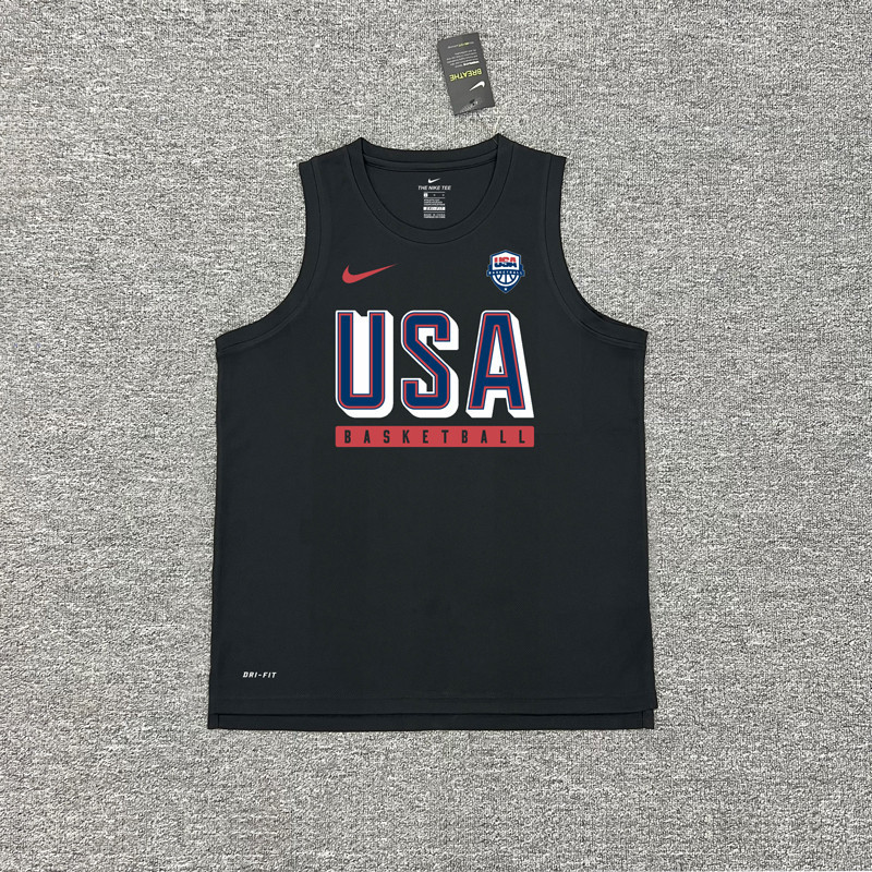 Usa Chest Team Logo Basketball Training Uniform American Men's Dream ...