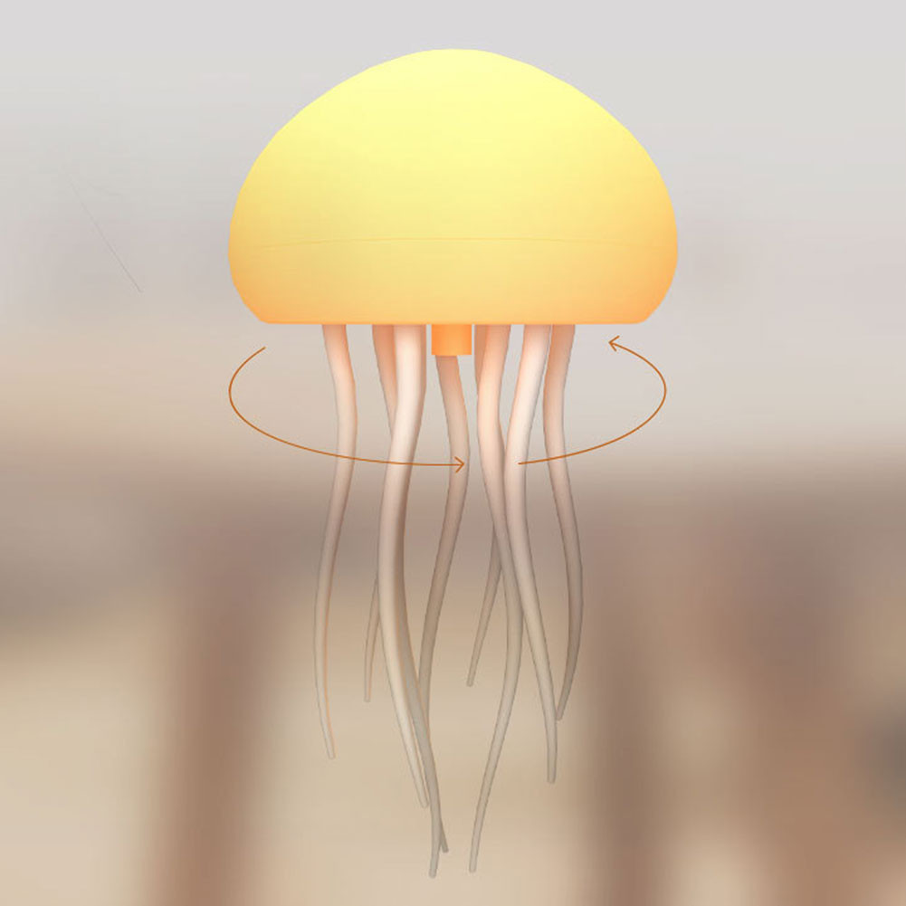 Jellyfish Pendant Light Voice Control Type-C Charge Cute Jellyfish ...