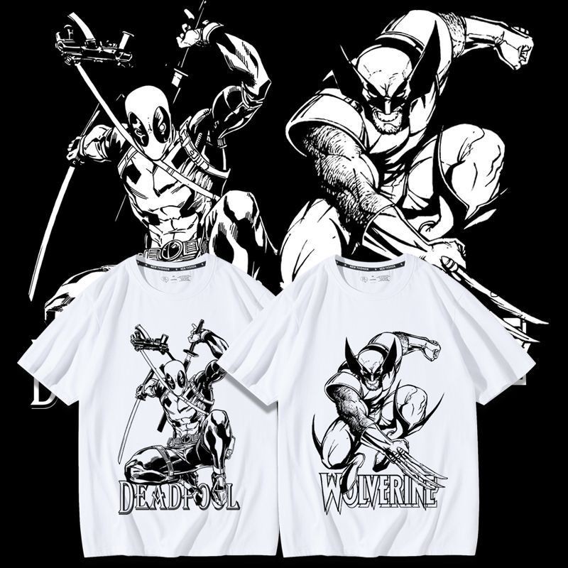 Deadpool 3 Joint Short-Sleeved Marvel Movie Merchandise Deadpool ...