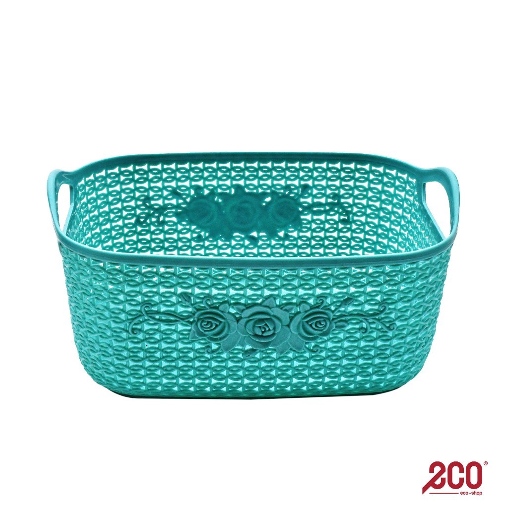 Eco Shop Multipurpose Mini Storage Basket Organizer With Handle (21cm x ...