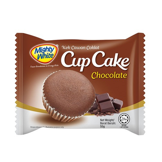 MIGHTY WHITE Original Orange Chocolate Cup Cake 55G | Shopee Malaysia