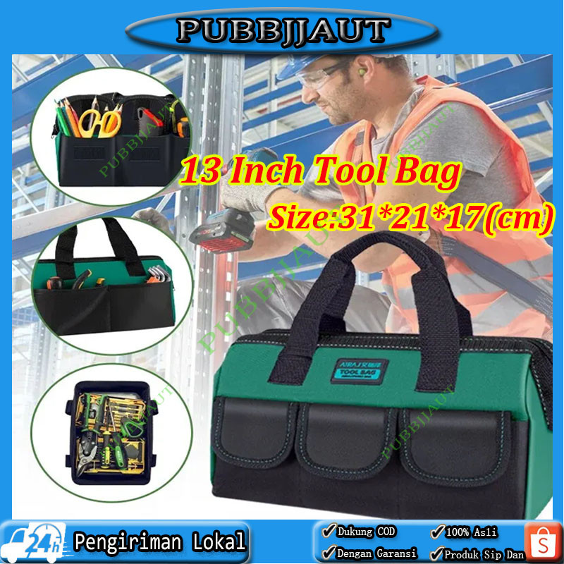 Tool Bag 13 Inch 1680D Thick Waterproof Oxford Cloth Strong Tool Bag ...