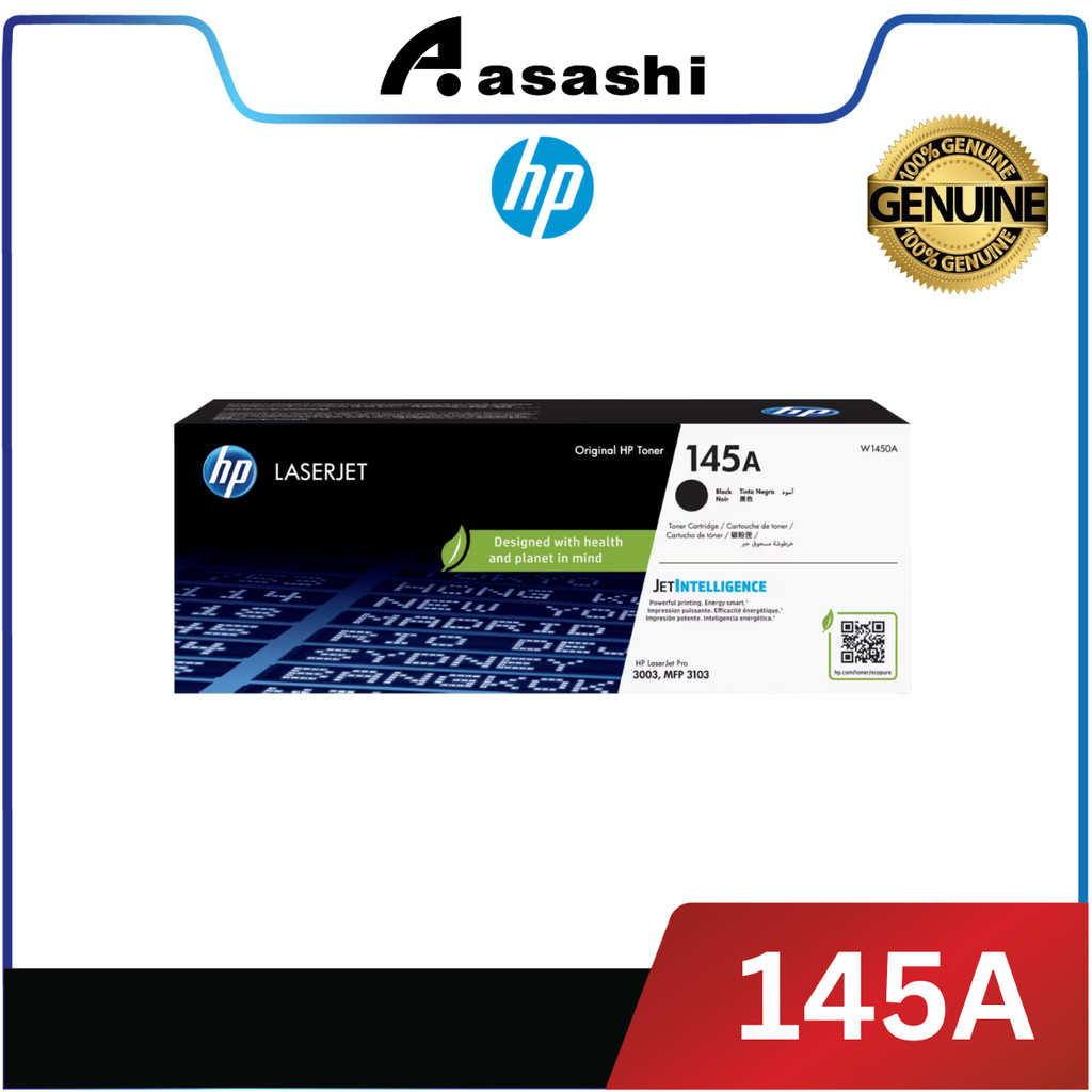 HP 145A Black Original LaserJet Toner Cartridge W1450A | Shopee Malaysia