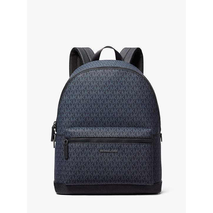 MK Men Cooper Backpack in Signature Admiral / Pale Blue (37U9LCRB3B ...