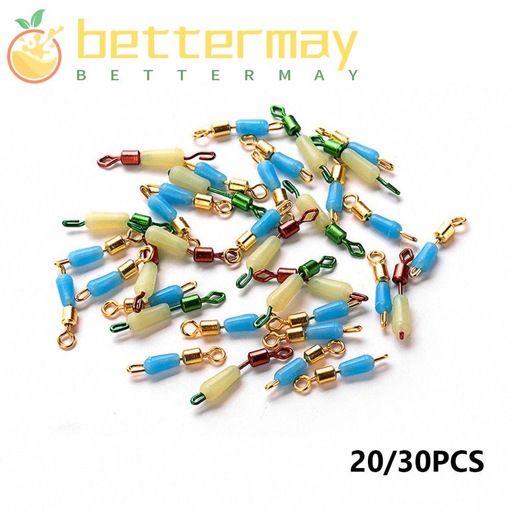 BETTER-MAYSHOW 30/20PCS/Set Fishing Connector Stainless Steel Connector ...
