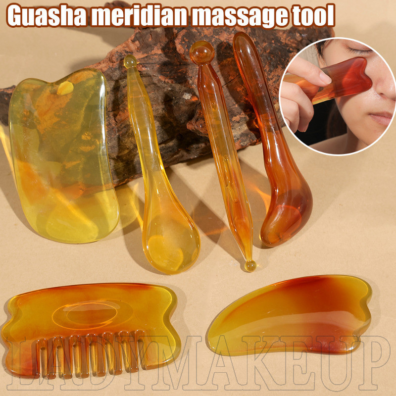 Facial Lifting Scraping Stick-Resin GuaSha Board-Acupuncture ...