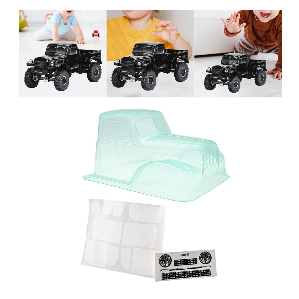 [uguuiya] RC Body Shell Car Body Shell Unpainted RC Truck Clear Body RC ...
