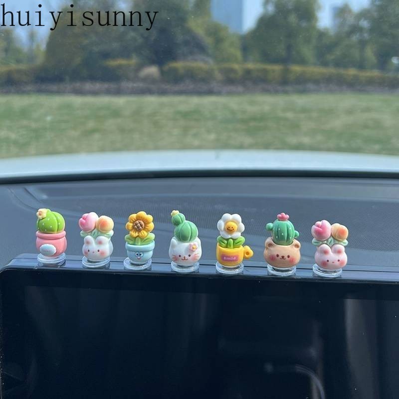 HYS 2024 Online Influencer Cute Simulation Small Flower Pot Car ...