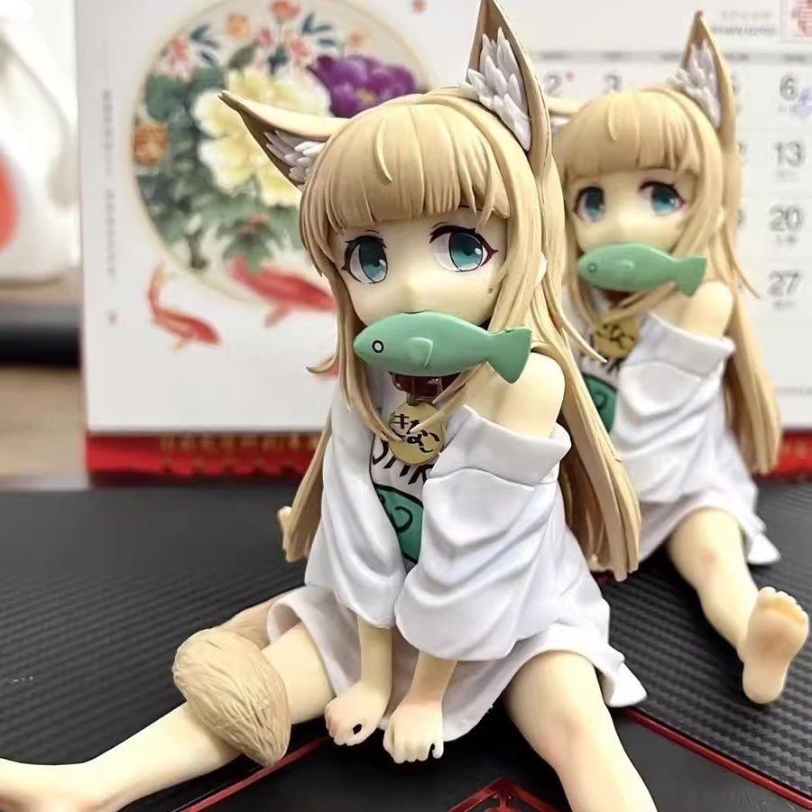 Soy Flour Hand-Made My Car Sitting Posture Beautiful Girl Cat Girl ...