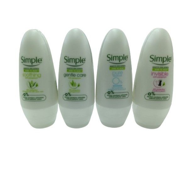 SIMPLE ANTI-PERSPIRANT ROLL-ON DEODORANT 50ML (EXP:08/2025) SOOTHING ...