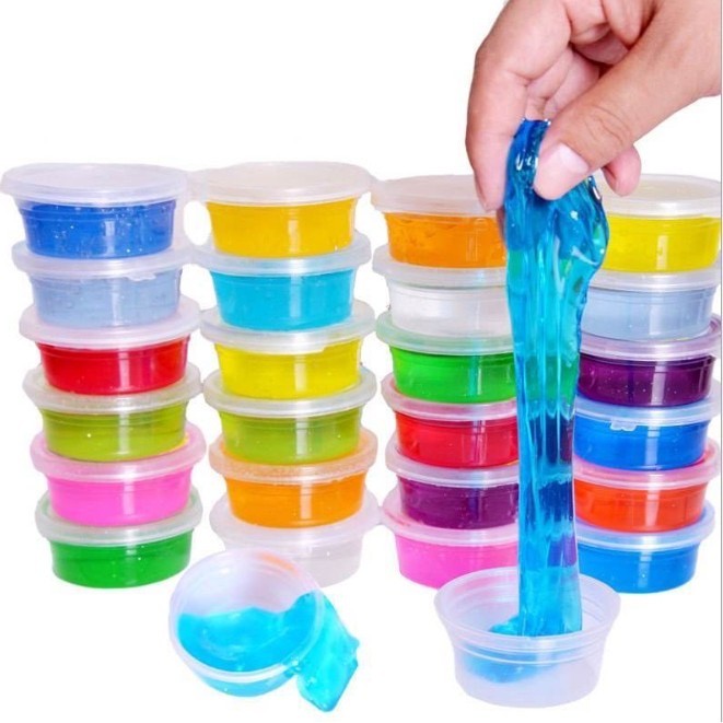 Slime 12 Colors Set Crystal Slime Kids Toy DIY Slime | Shopee Malaysia
