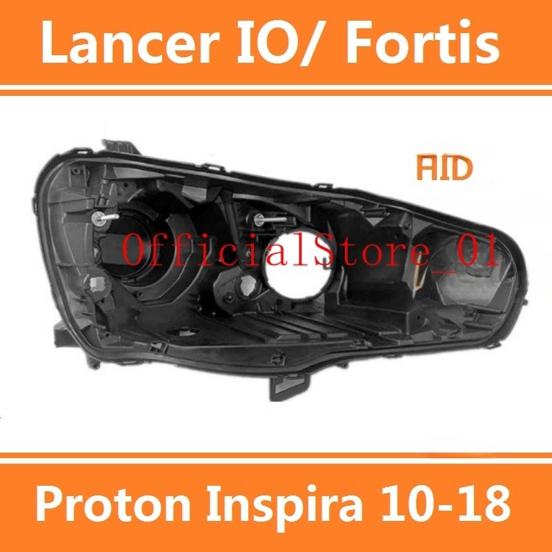 [COD]FOR MITSUBISHI LANCER EVO 10 HEAD LAMP Headlight Cover Lens PROTON ...