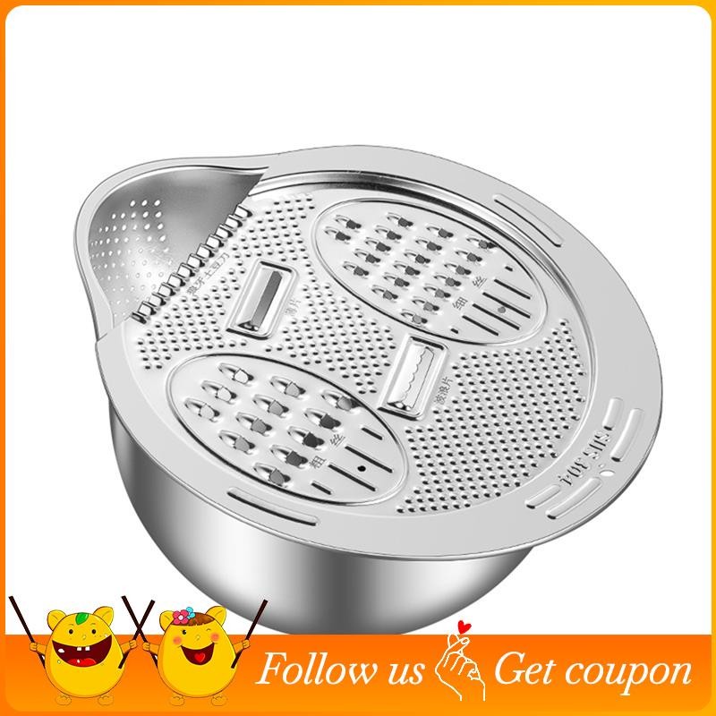 Rice Washer Strainer Bowl Stainless Steel Rice Rinser Strainer Washing ...