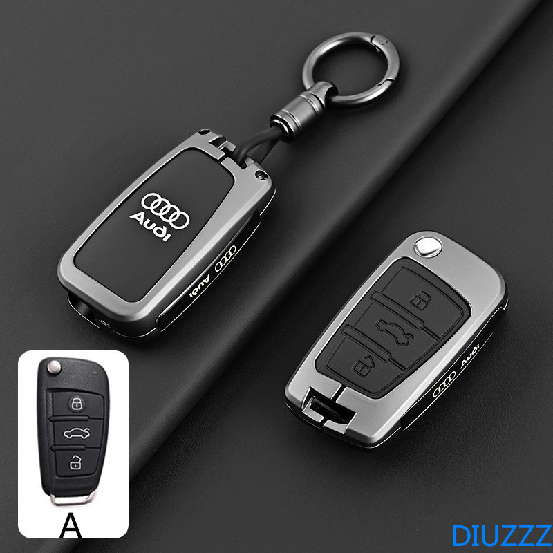 Car Key Case Holder Cover for Audi C6 C8 R8 A1 A3 A4 A5 Q5 Q7 S6 A7 A8 ...