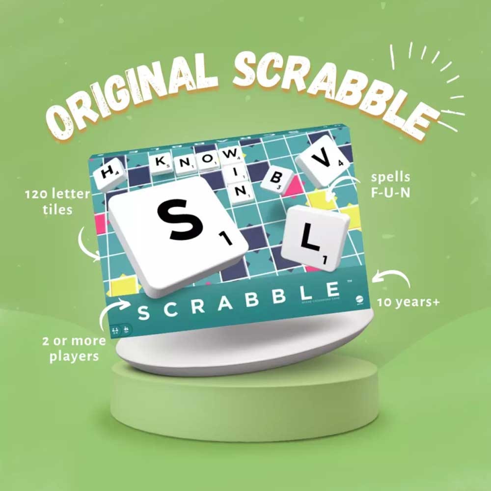 Scrabble Folding Children's Teaching Spelling Game Board Game Children ...