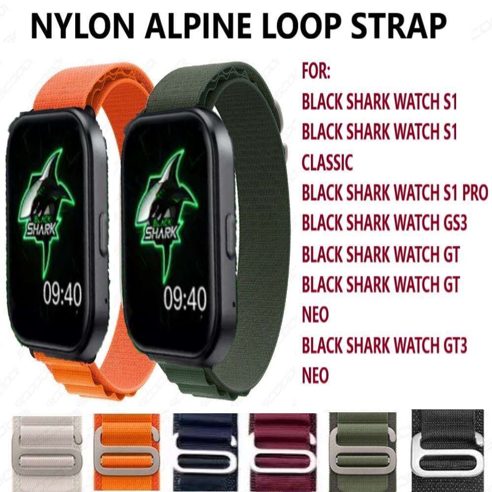 [Ready Stock] Alpine Loop Nylon Strap Watch Band for Black Shark Smart ...