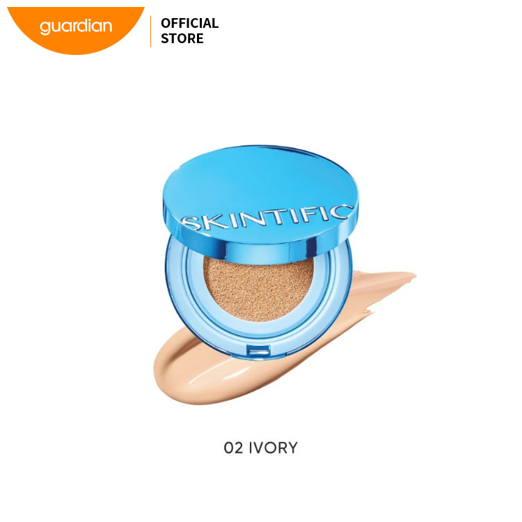 Skintific Perfect Stay Velvet Matte Cushion 02 Ivory | Shopee Malaysia