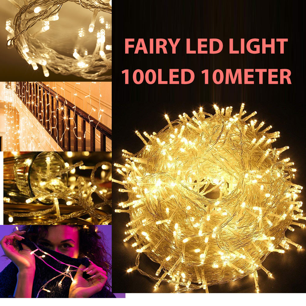 String Fairy Light Twinkle light 10M 100 LED Lights Colorful Garland ...