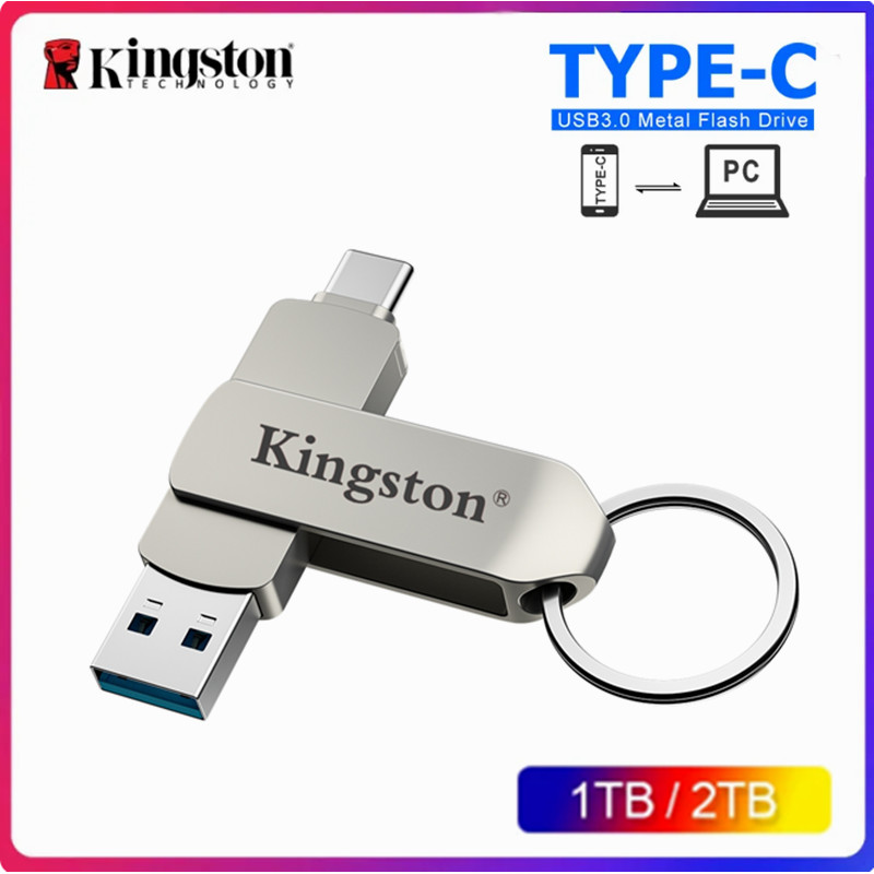 Kingston OTG USB Flash Drive Type-C 1TB 2TB High Speed USB Flash Drive ...