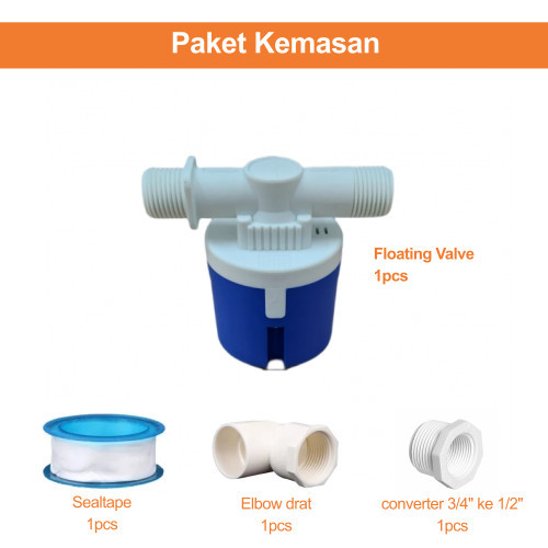 Floating Valve KRANZ 1/2 inch Automatic Water Buoy Toren BuoyE | Shopee ...