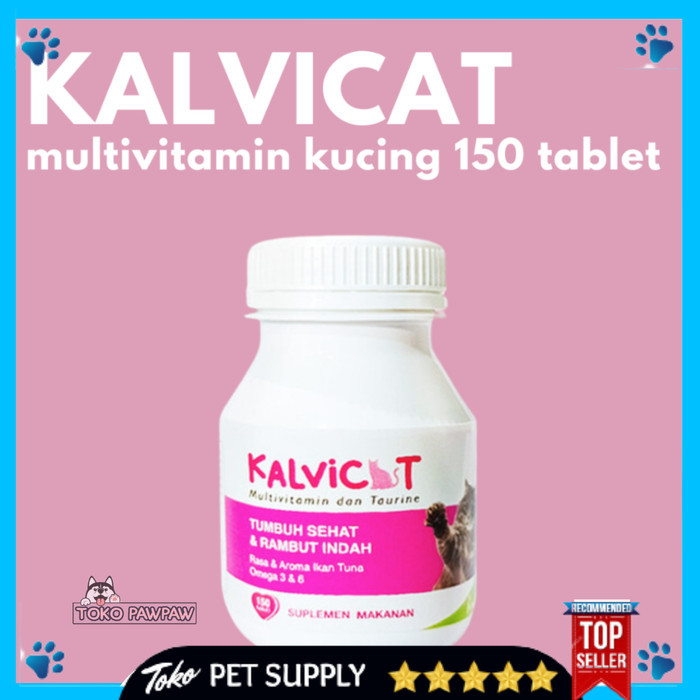 Kalvi Cat 150 Tabs Multivitamin Multimineral Kalvi Cat Supplement Cat ...