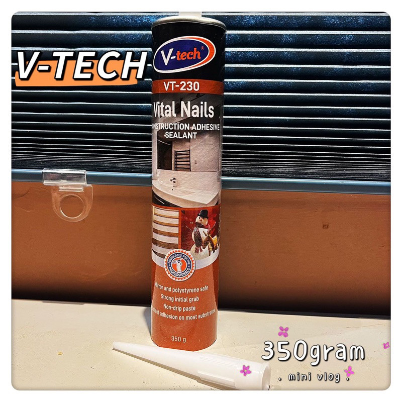READY STOCK!!! V-Tech VT-230 Vital Nails Construction Adhesive Sealant(350gram) | Shopee Malaysia
