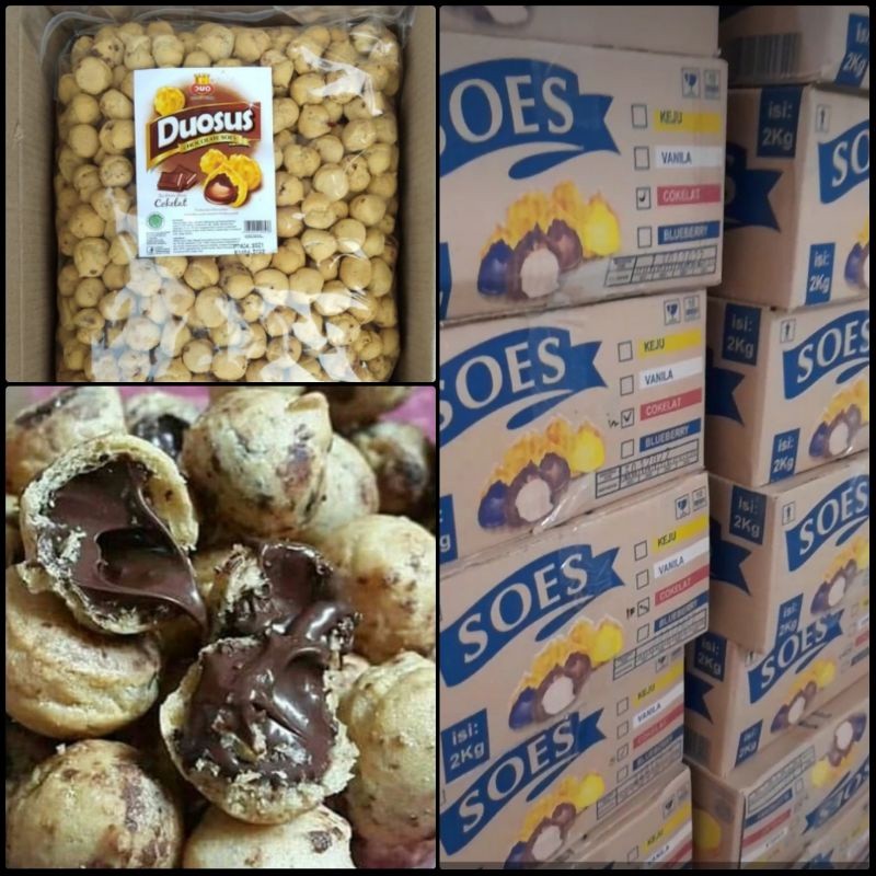 [Package 2kg] Duo Sus Chocolate 1 Box Exp 2025 | Duosus Choco Soes ...