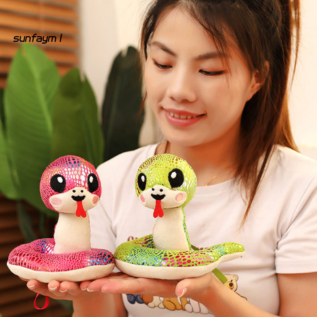 SUNFA Soft and Comfortable Plush Toy Squeezable Plushie Adorable Snake ...