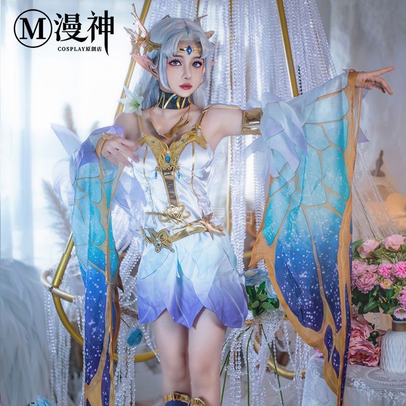 Man God King of Glory Diao Chan Zhong Ye's Dream COS Server漫神王者荣耀貂蝉仲夜之梦COS服游戏动漫cosplay女装二次元C服4.3 ...