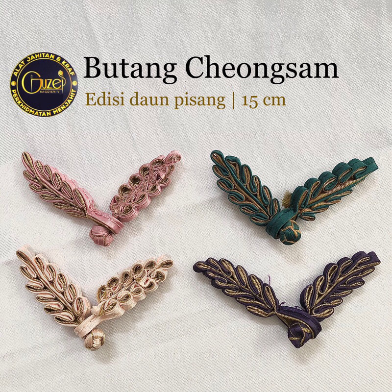 (pcs)Chinese Knot Button Cheongsam / Butang Cheongsam / Butang Cina ...