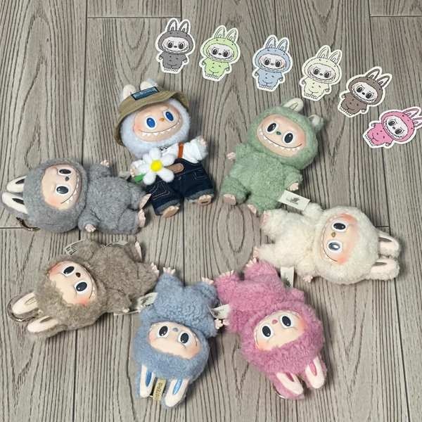 labubu keychain labubu Bubble Labu Cloth Tide Play Blind Box Mart ...