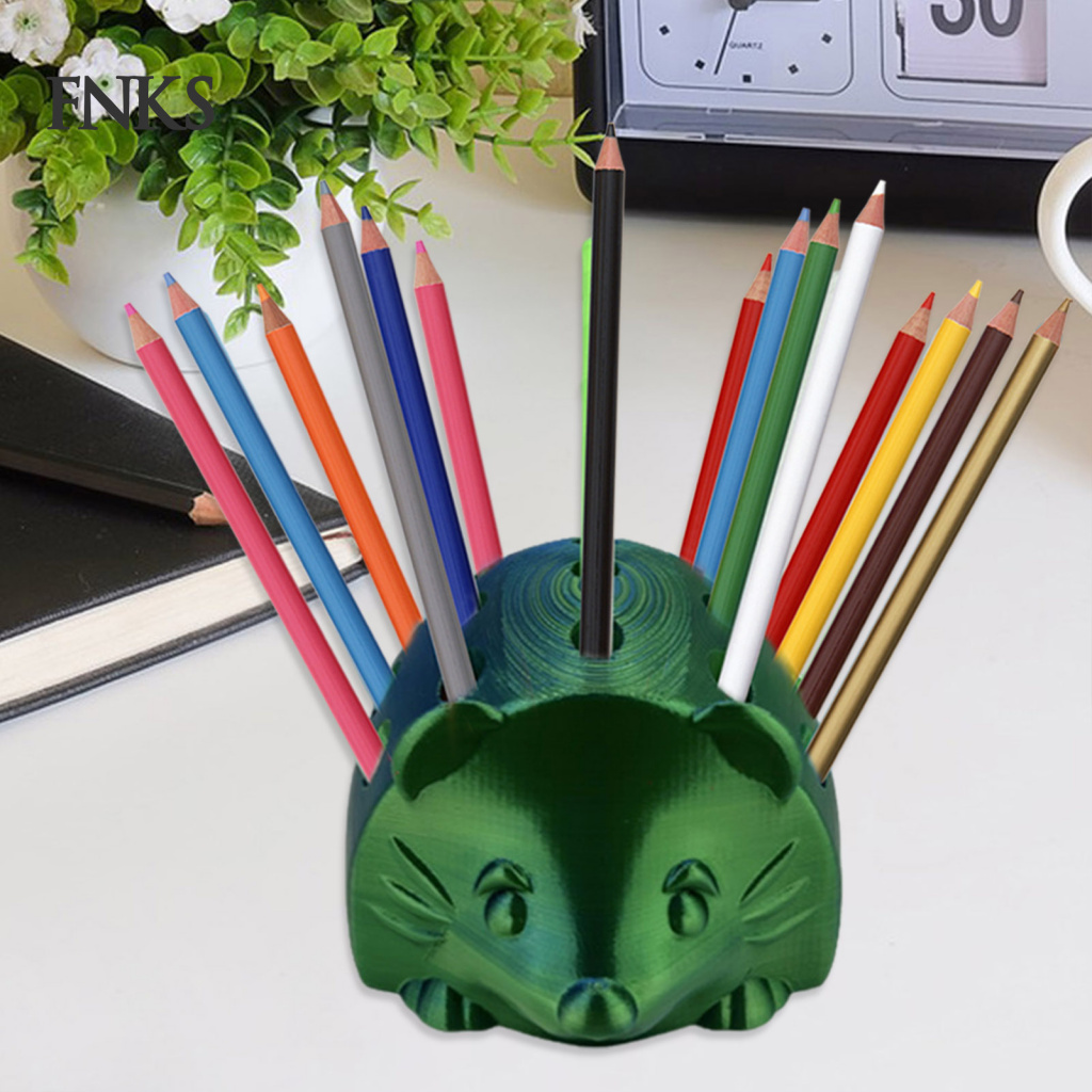 [Ready stock] Animal-themed Desk Accessories Hedgehog Figurine Holder ...