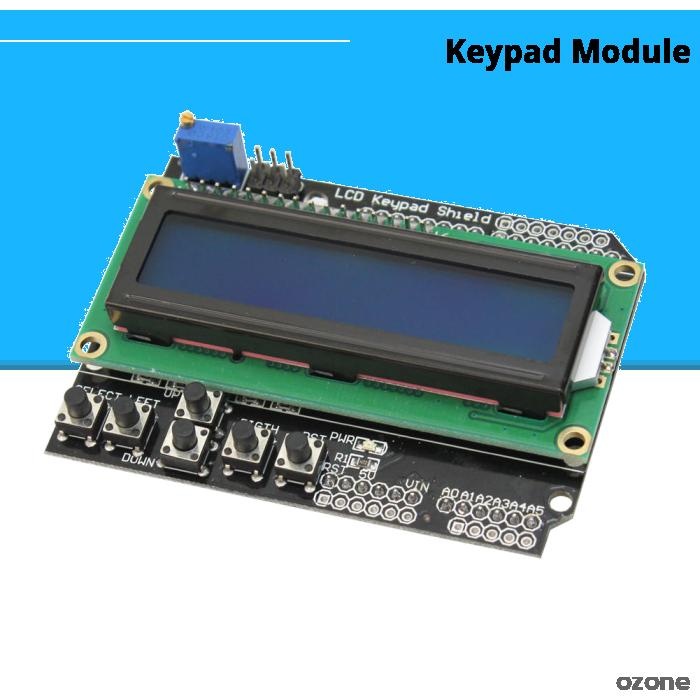 LCD Keypad Shield Robotic Arduino Rasberry | Shopee Malaysia