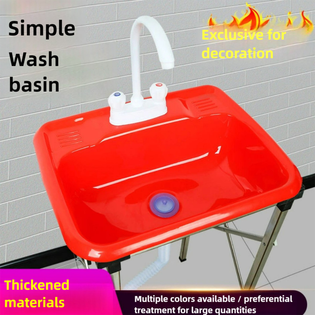 Plastic Basin with Foldable Stand / Sinki Plastik Rack Lipat Sink Rak ...